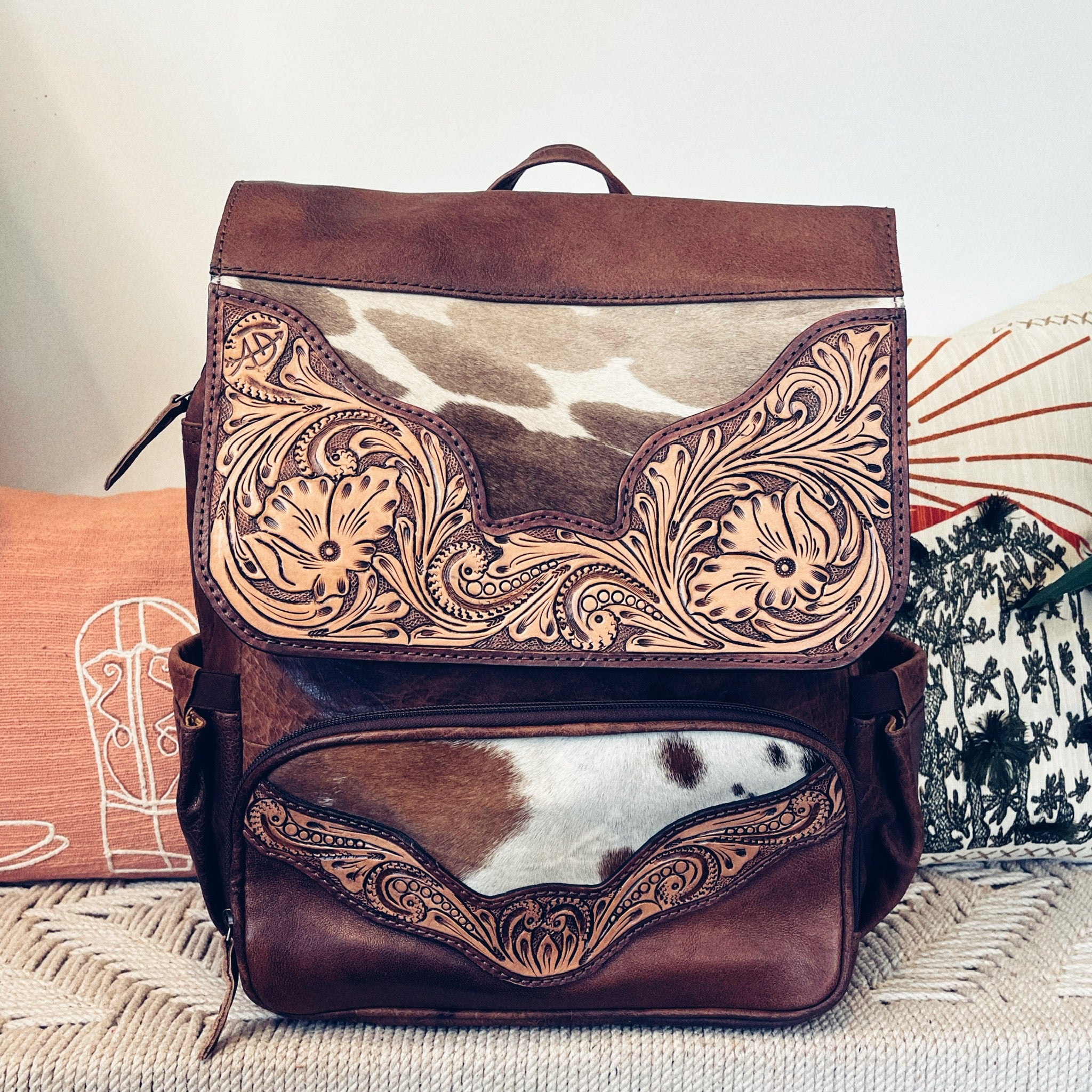 Summerfield Western leather Backpack – Dodi Jo's