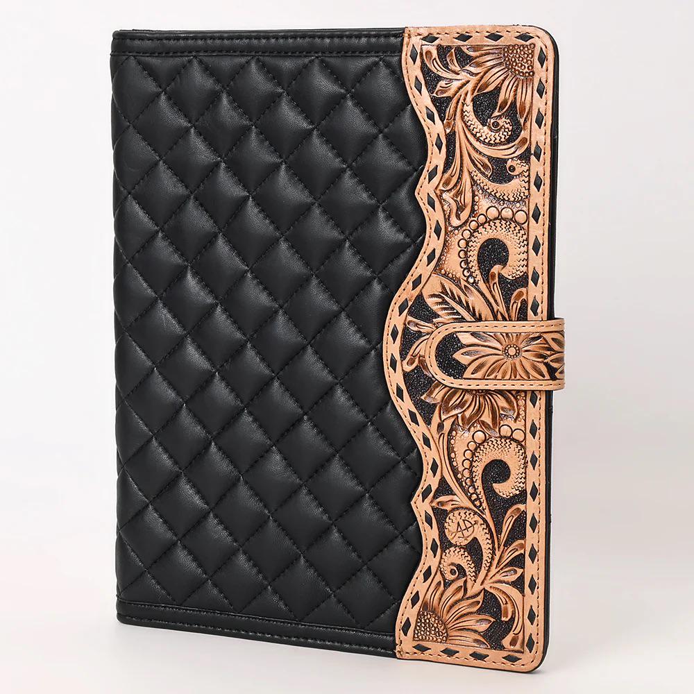 Biscayne Hand Tooled Leather Portfolio – Dodi Jo's