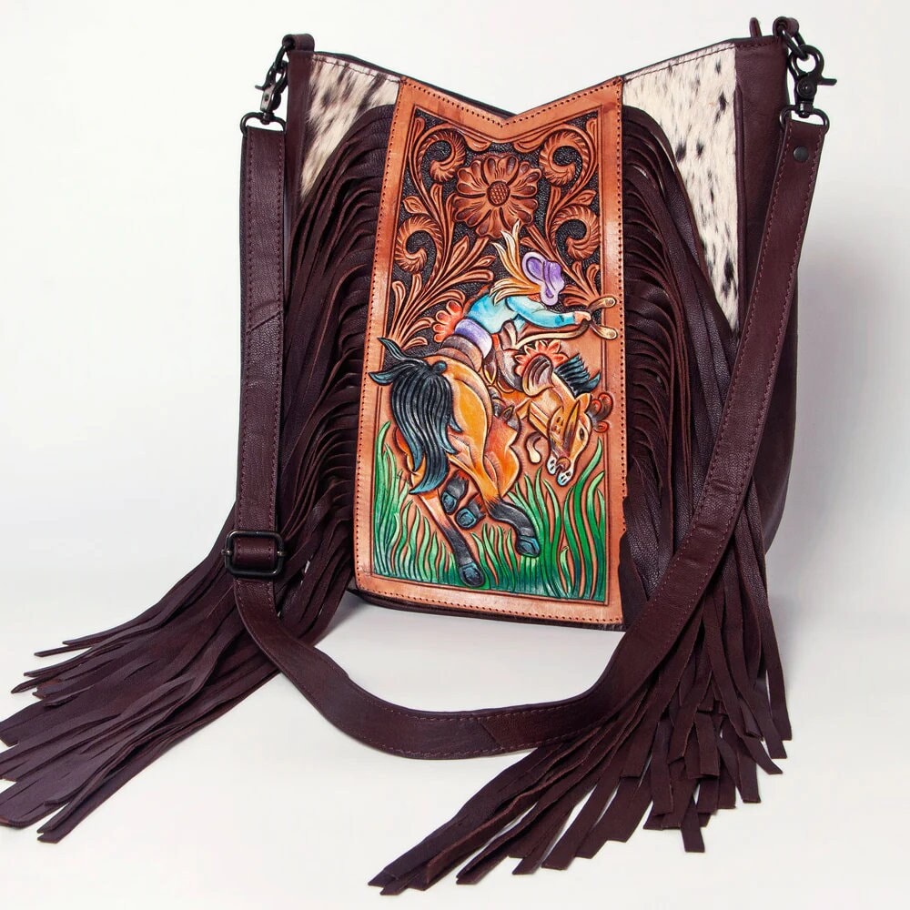 Bronco Western Leather Crossbody Purse – Dodi Jo's
