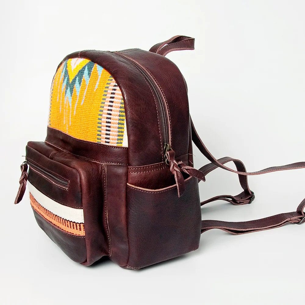 Yellow Bell Western Leather Backpack – Dodi Jo's