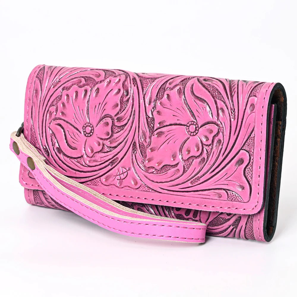 Pink Grove Western Leather Wallet – Dodi Jo's