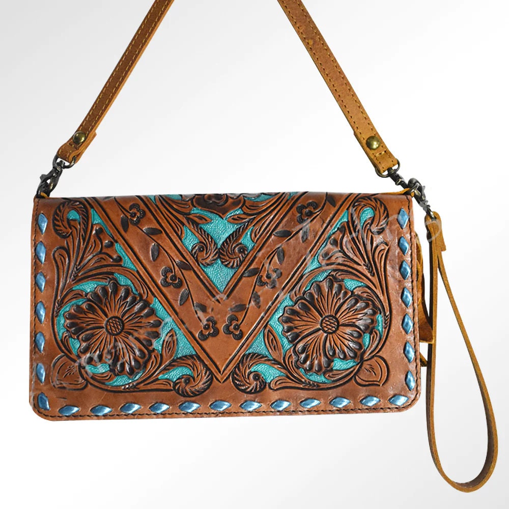 Lynn Ranch Western Leather Crossbody Wallet – Dodi Jo's